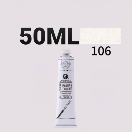 50ml Marie’s Oil Colour | Titanium White